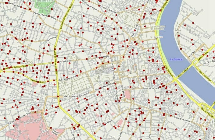 Géolocalisation, un module du logiciel Cartes & Données - Articque