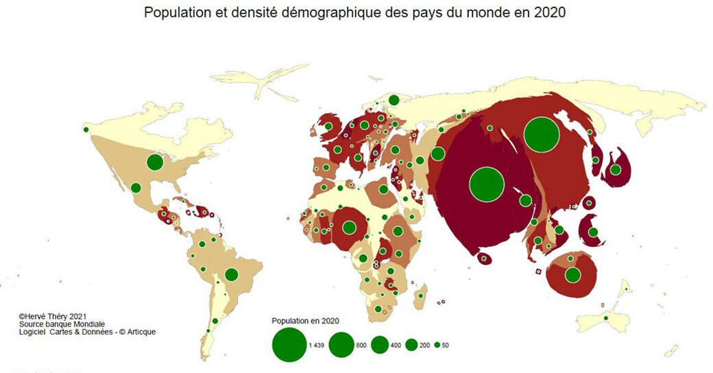 Hervé Théry : l’anamorphose pour faciliter la lecture de cartes - Articque